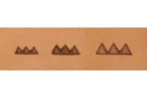 Border: Sawtooth Triple | Montana Leather Company