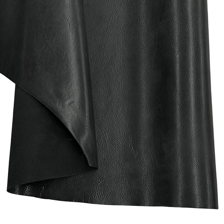 Black Utta - Shrunken Bison Leather | Montana Leather Co.