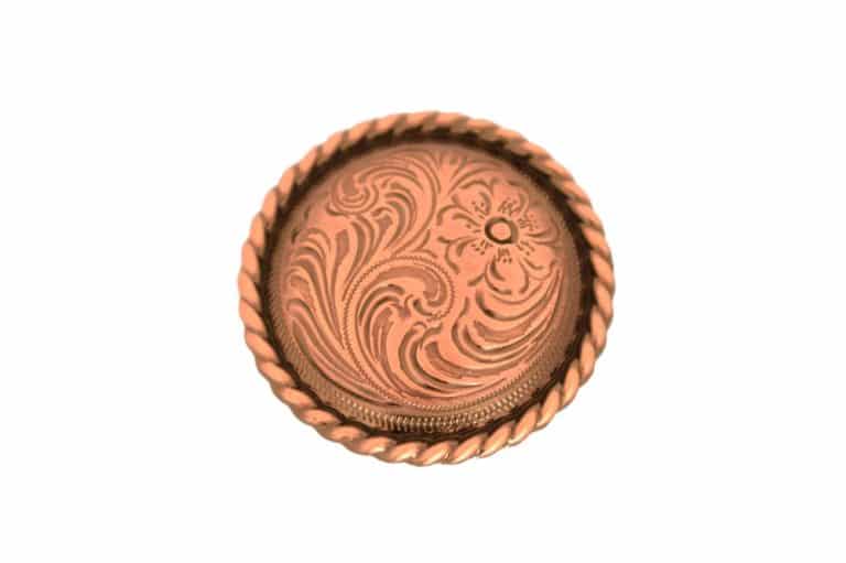 Thunderbird Round Concho | Montana Leather Company