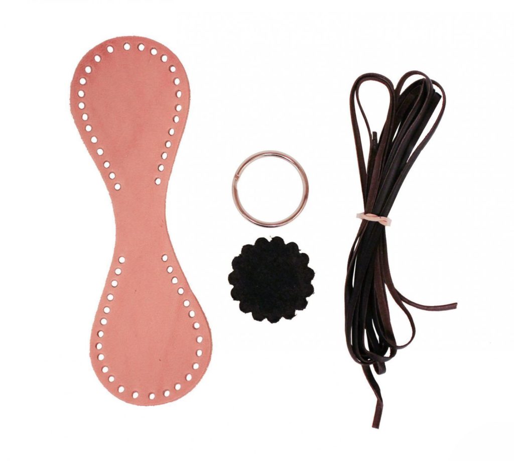 Laced Key Fob Kit C4151 | Montana Leather Company