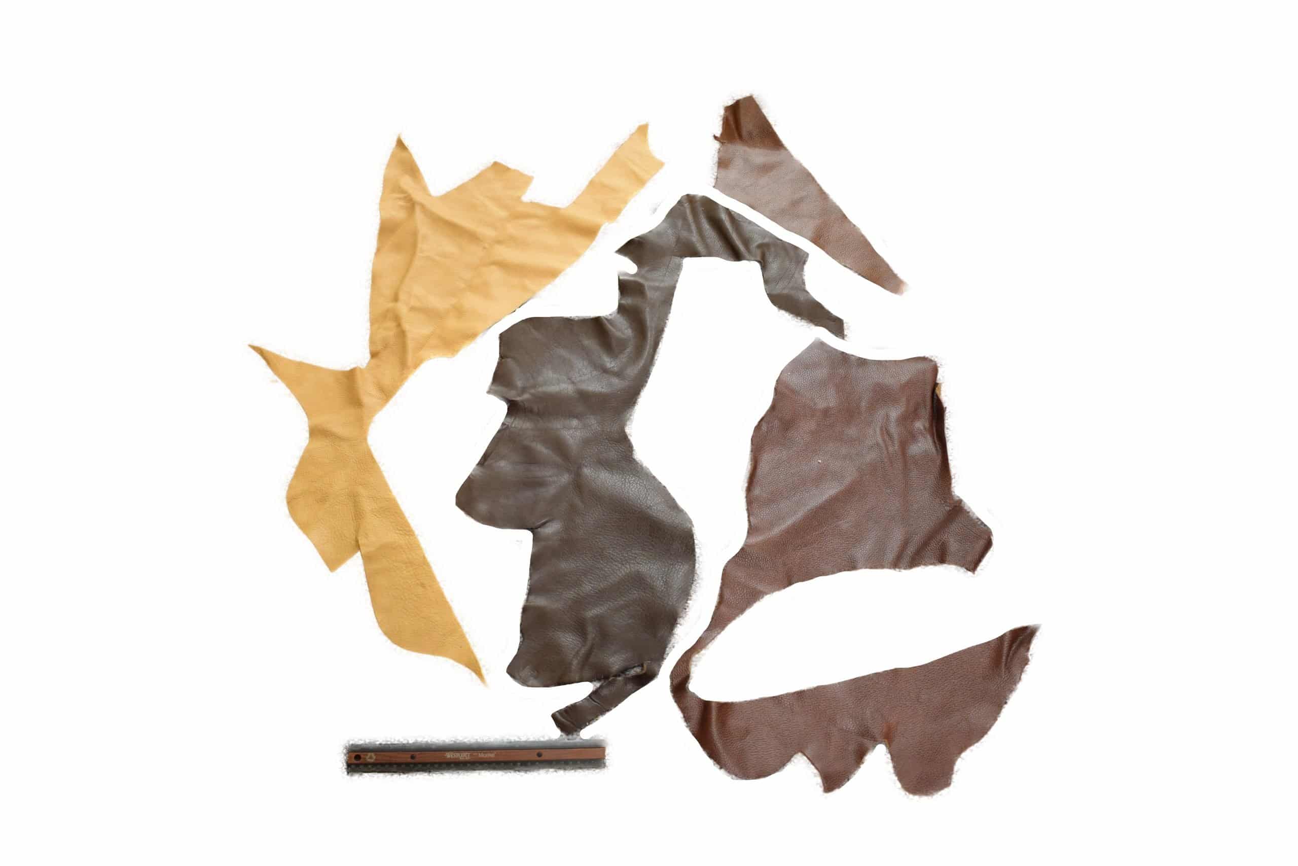 Cowhide Scraps - Montana Leather Company