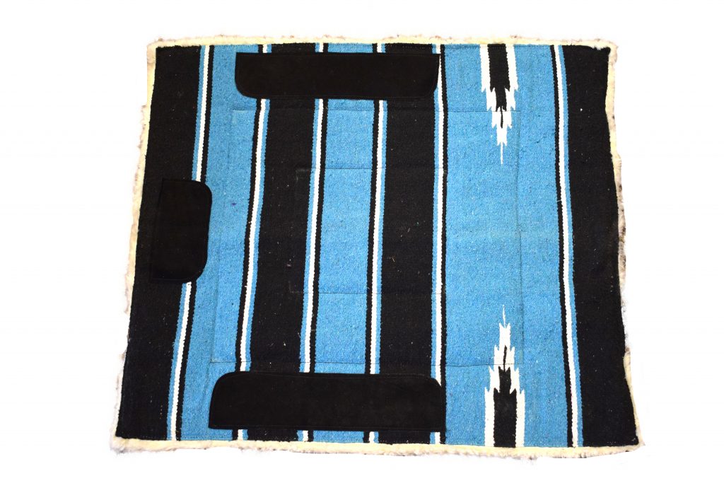 34" X 30" Fleece Lined Navajo Pad- Montana Leather Company