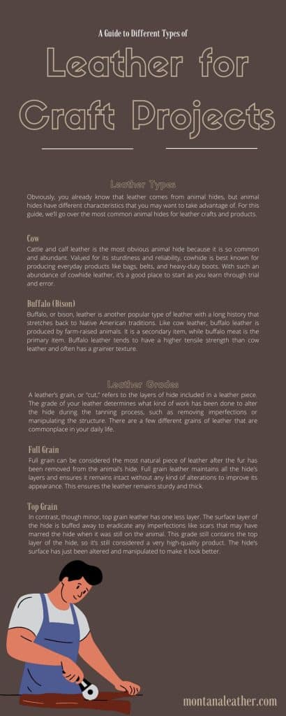 A Guide to Different Types of Leather for Craft Projects