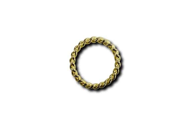 Brass Rope Ring (1-1/2") | Montana Leather Company