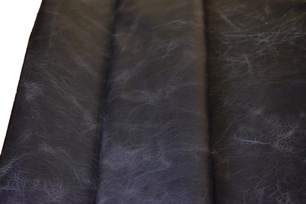 Bison / Buffalo Leather - Black - Montana Leather Company