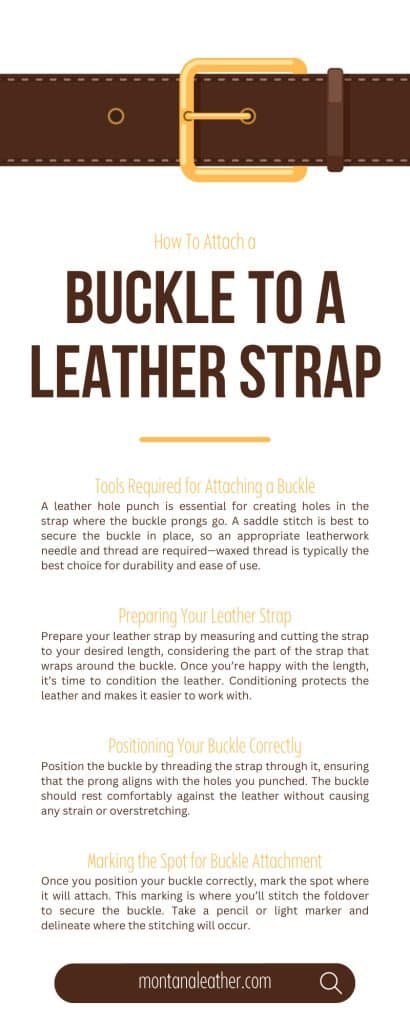 How To Attach a Buckle to a Leather Strap