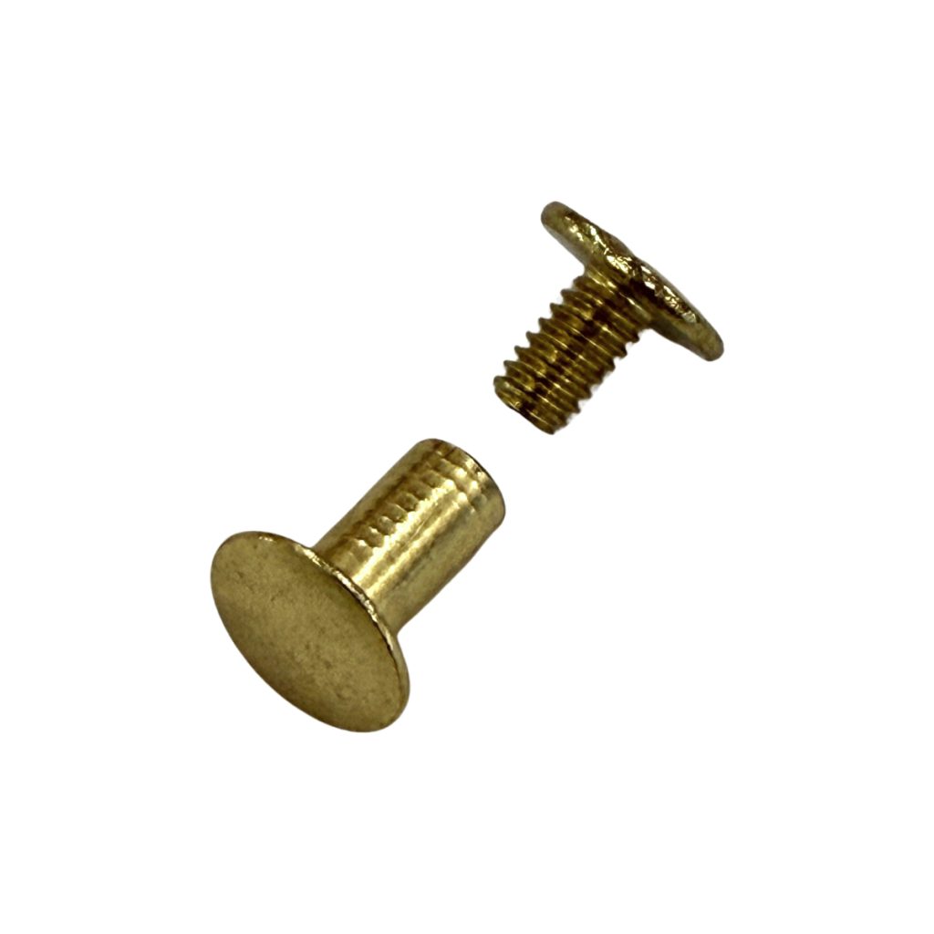 Brass Chicago Screws - Montana Leather Company