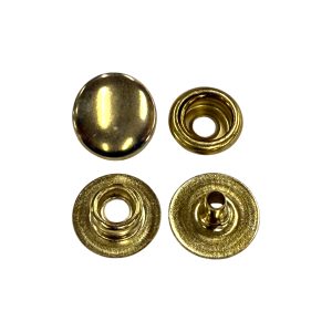 Long Post Brass Line 24 Snaps | Montana Leather Company