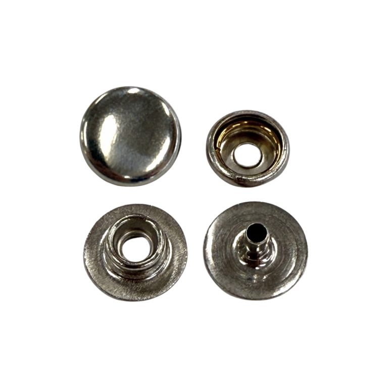 Long Post Nickel Line 24 Snaps | Montana Leather Company