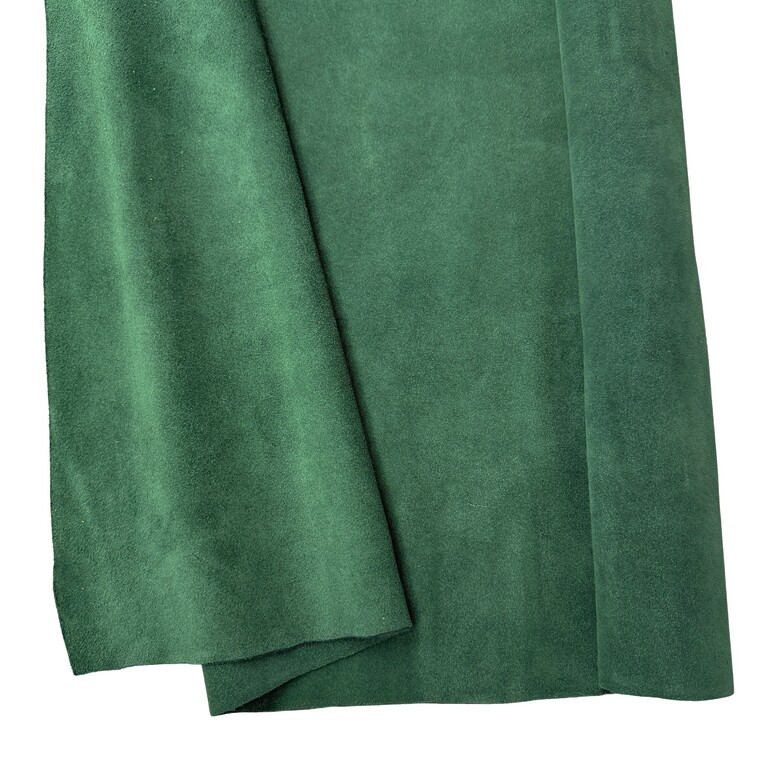 Chap Suede Split - Forest Green | Montana Leather Company