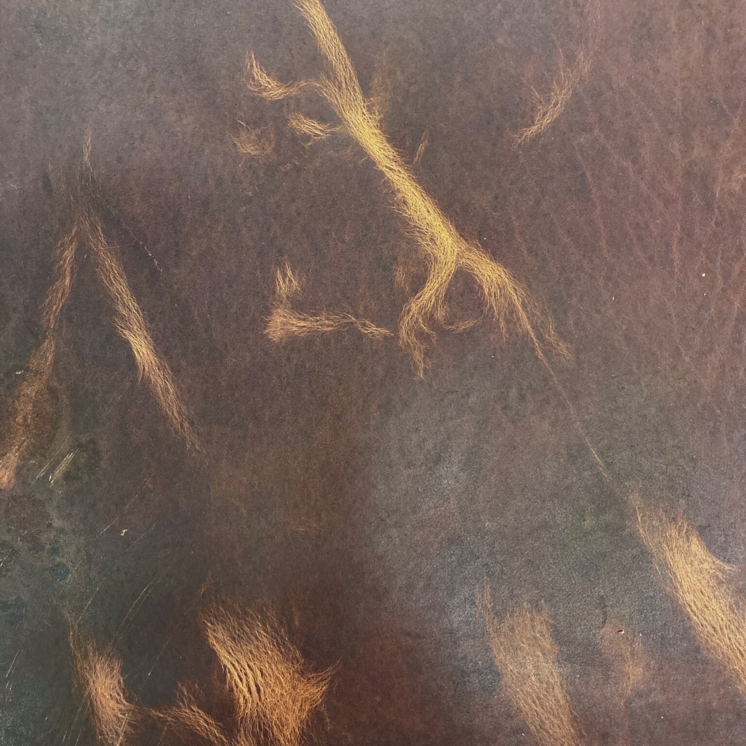 Tan Navajo Pull Up Bison | Montana Leather Company