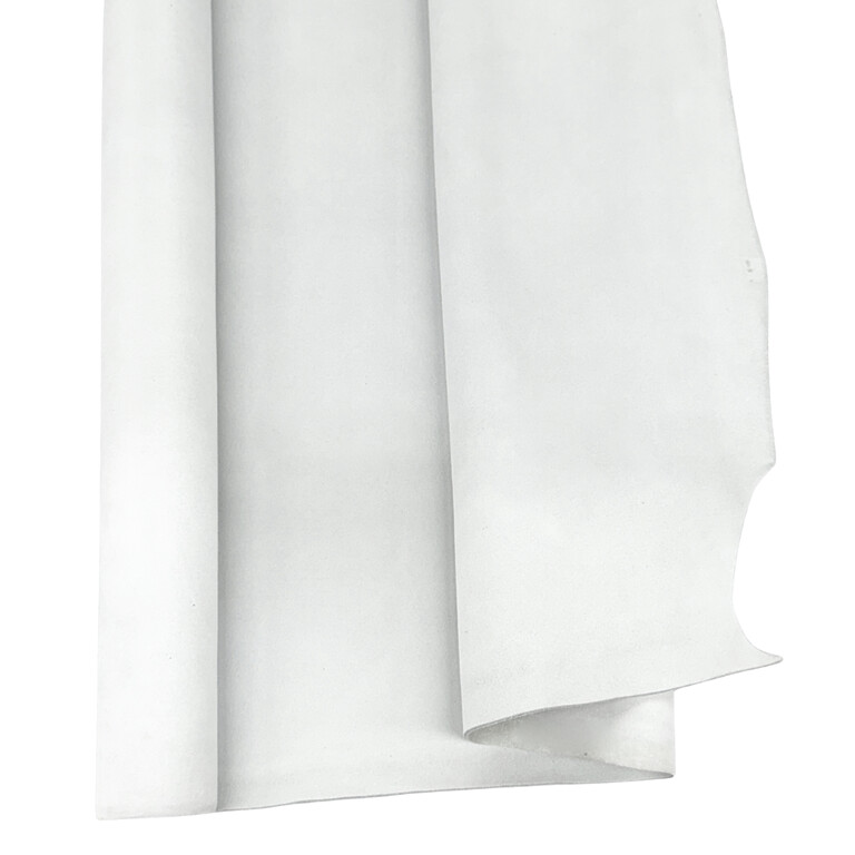 Chap Suede Split - White | Montana Leather Company