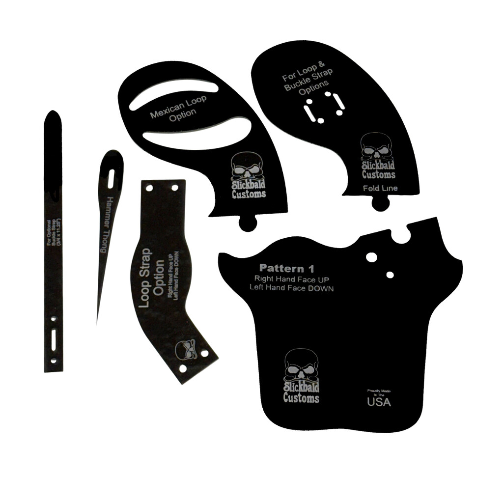 Cowboy Cross Draw Holster Template | Montana Leather Company