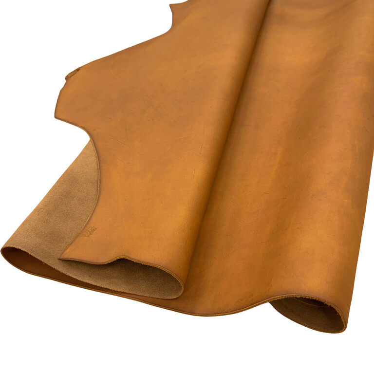 Katahdin Saddle Tan Leather | Montana Leather Company