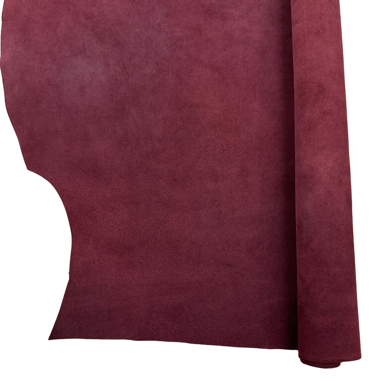 Garment Suede Split - Burgundy | Montana Leather Company